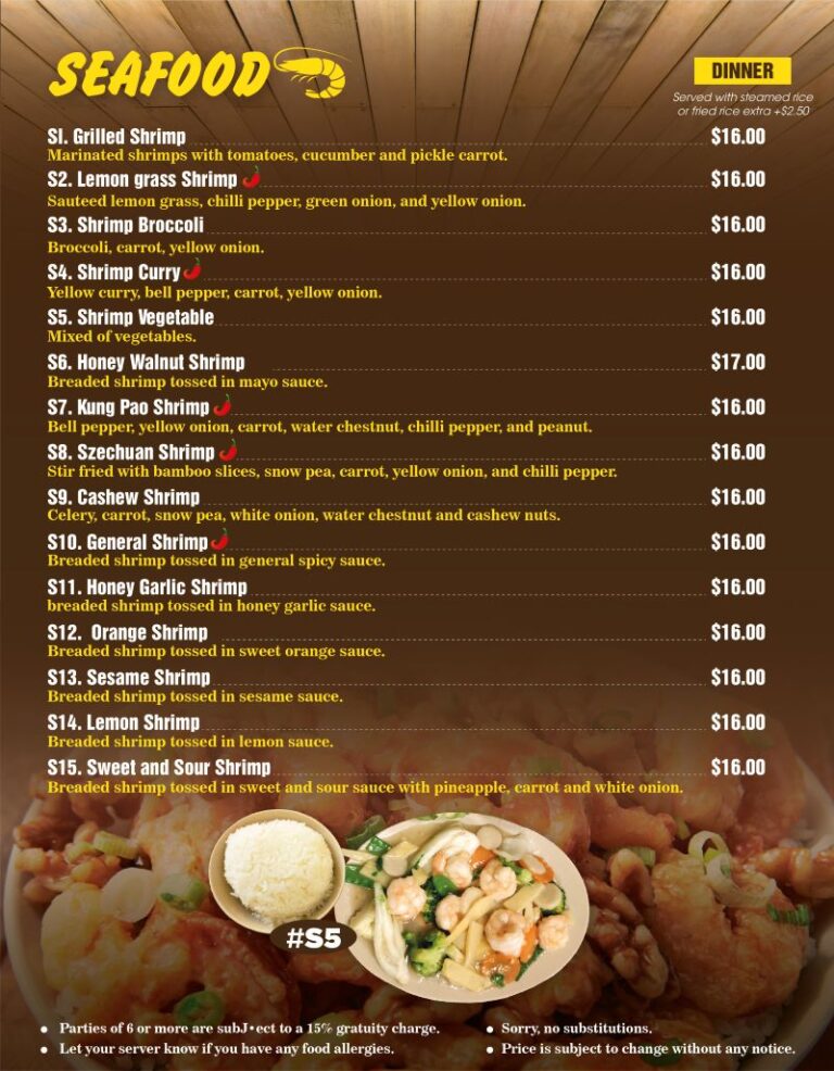 Menu – VN PHO FALLON